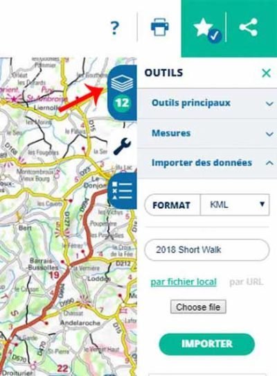 Make your own route maps using IGN TOP25 maps – Walking in France